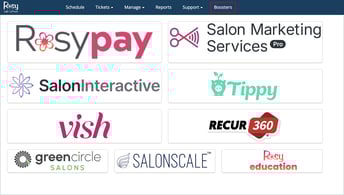 How do I log into SalonInteractive as a Rosy User?